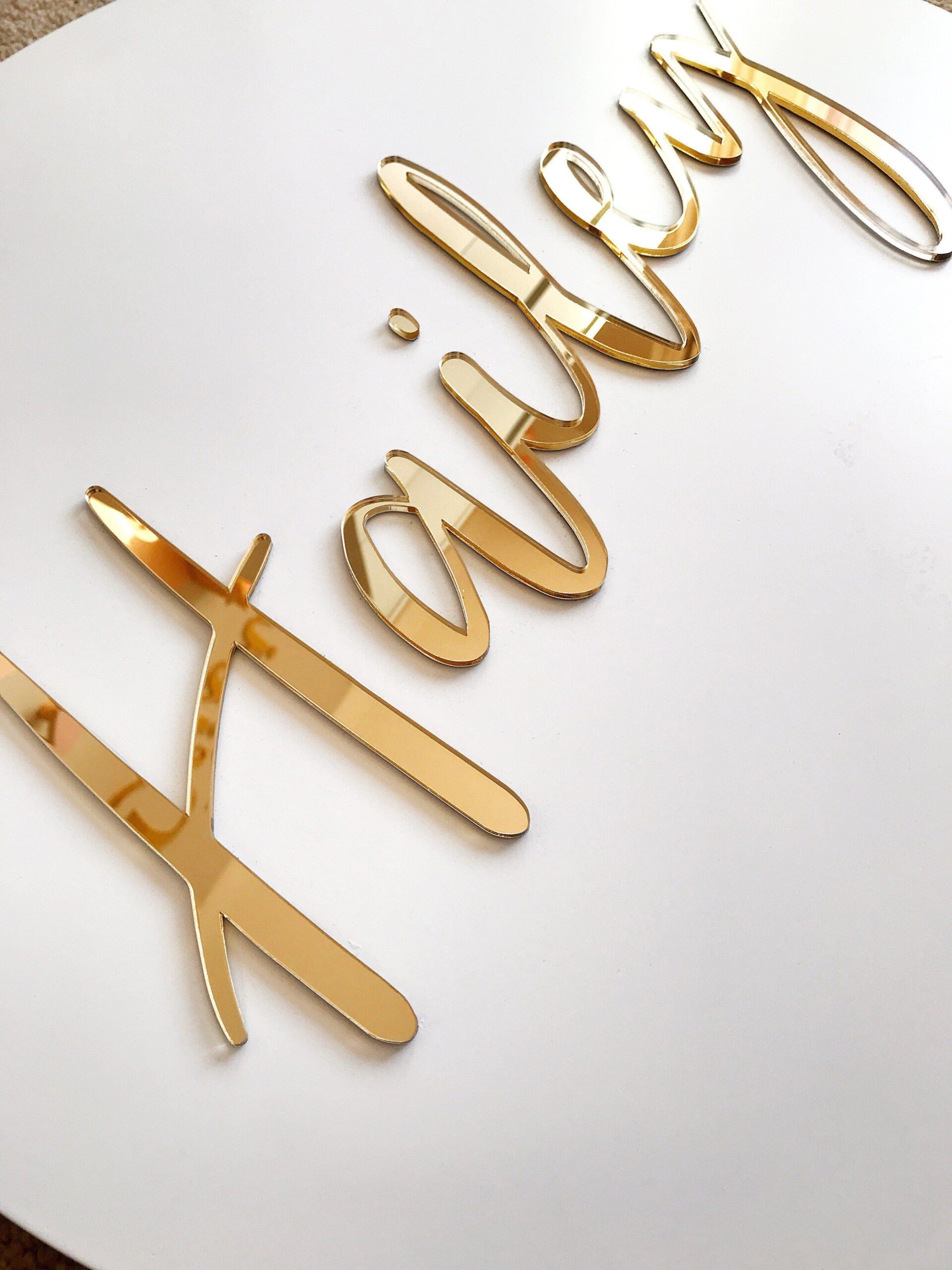 Acrylic Letters - Carewell Signage